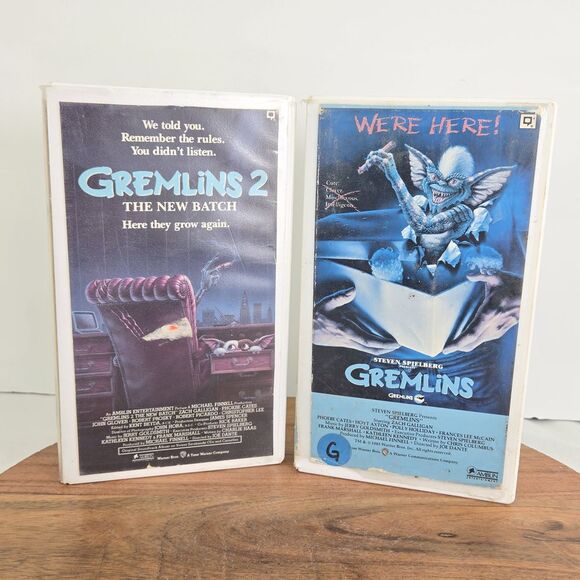 Media | Gremlins 1984 Gremlins 2 The New Batch 199 Vhs Original ...